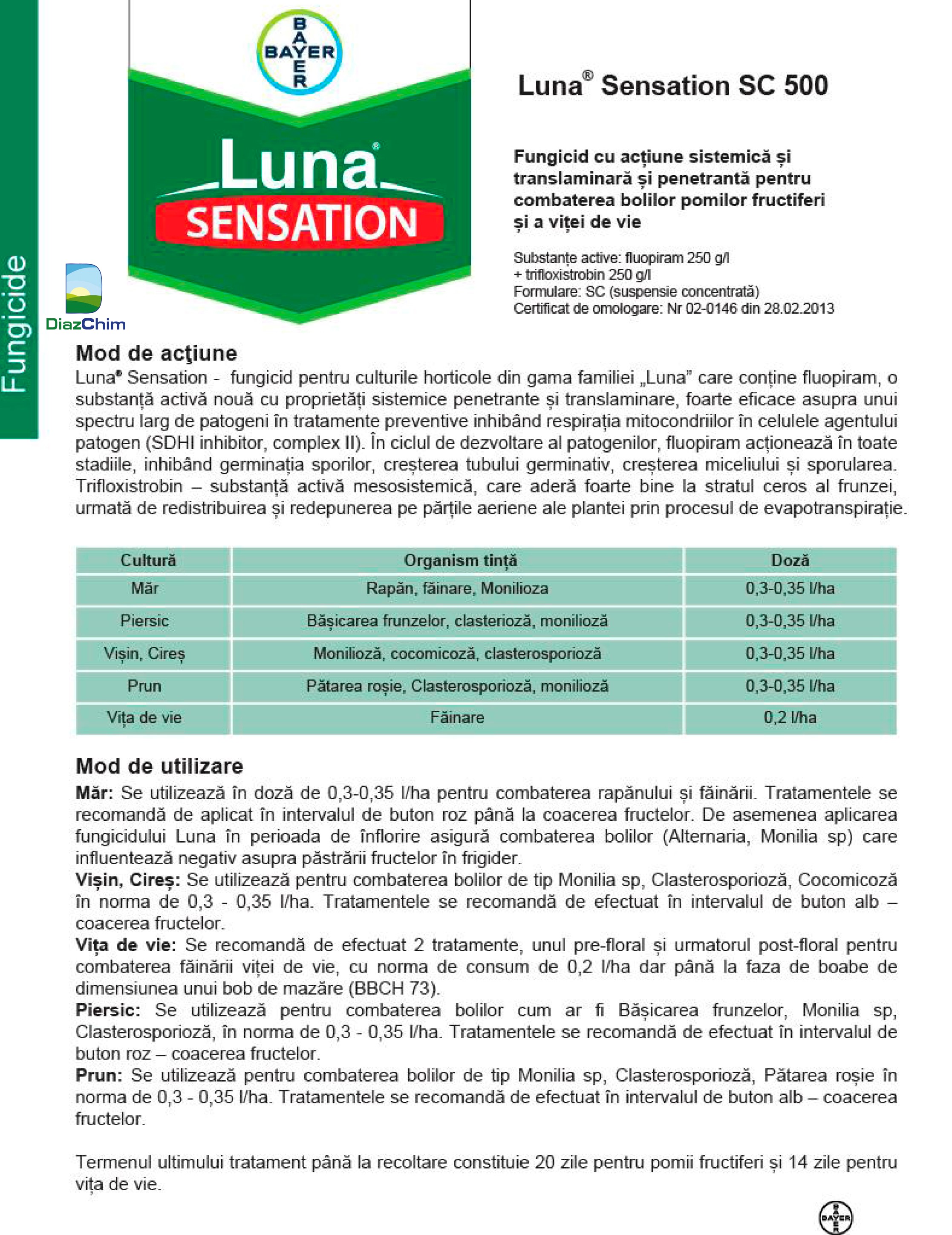 Luna Sensation 500 SC